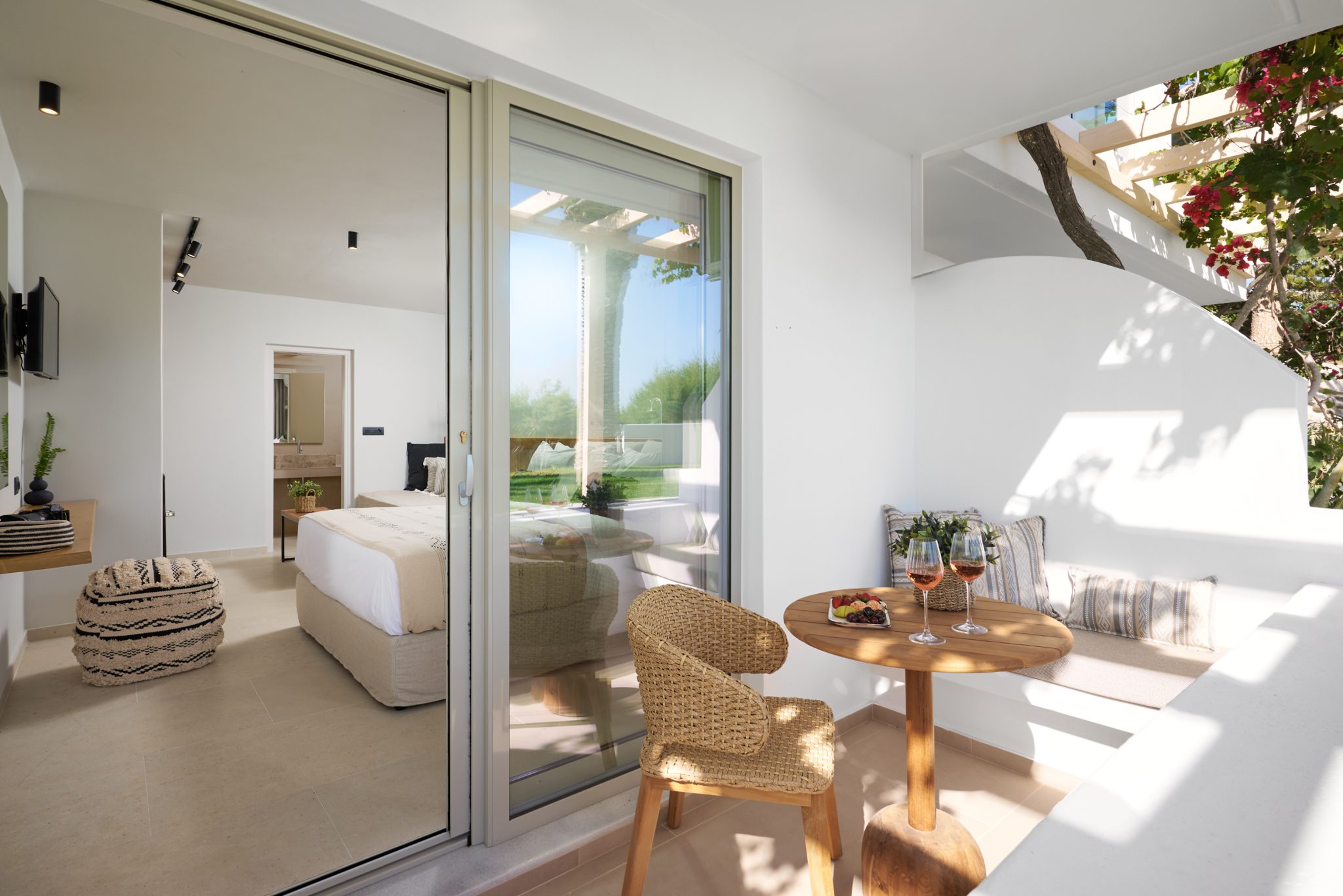 Deluxe Triple Room – Ground Floor - Artemis Hotel Crete